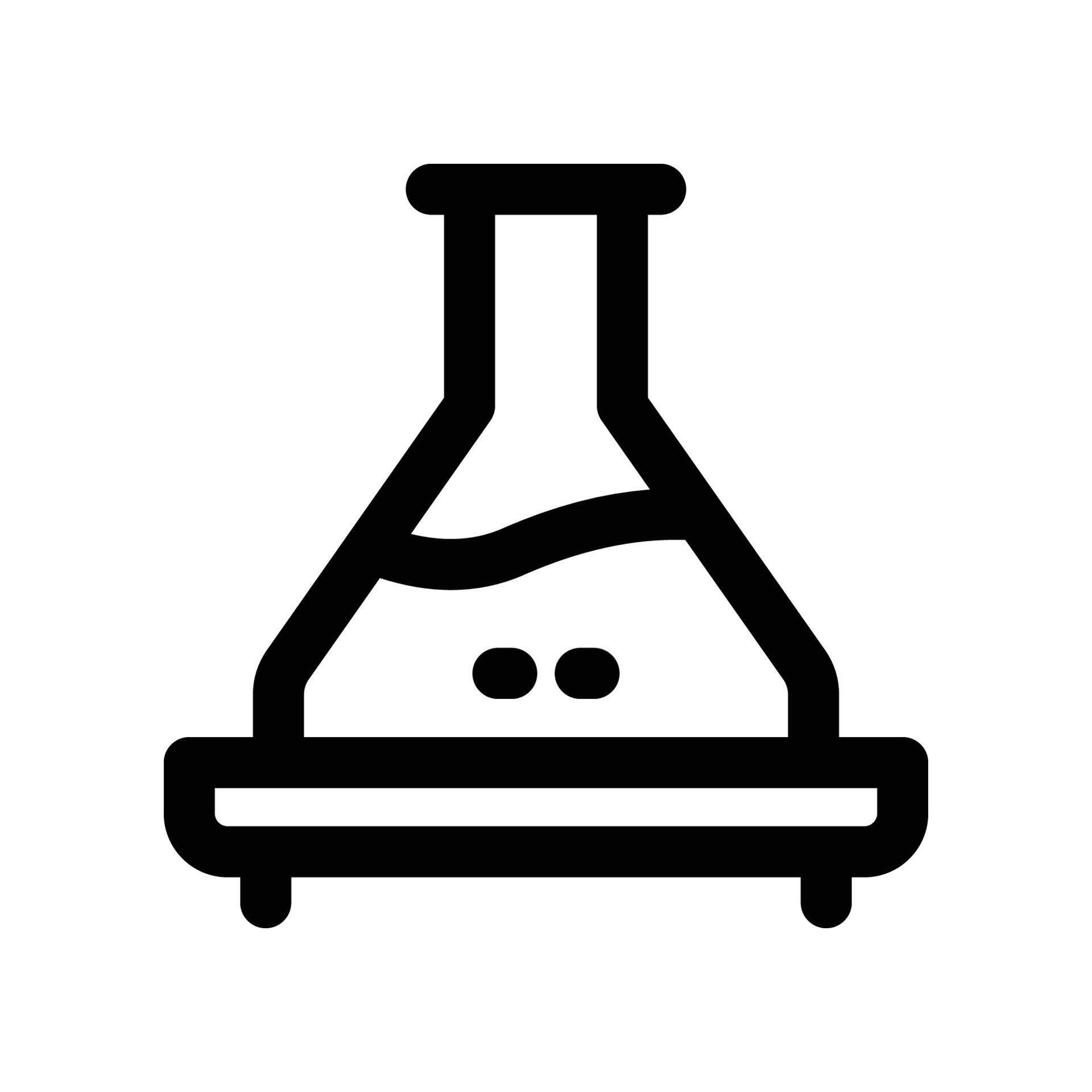 flasks icon. line icon for your website, mobile, presentation, and logo ...
