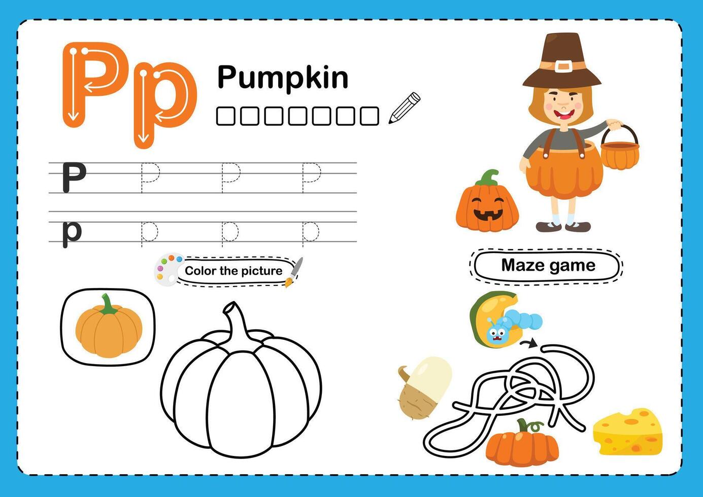 Illustration Isolated Animal Alphabet Letter P-Pumpkin 54266116 Vector ... Illustration Isolated Animal Alphabet Letter P-Pumpkin 54266116 Vector ...