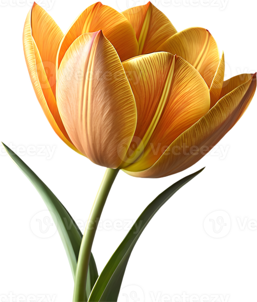 Creative Tulip flower clipart for modern design projects. . 54306209 PNG
