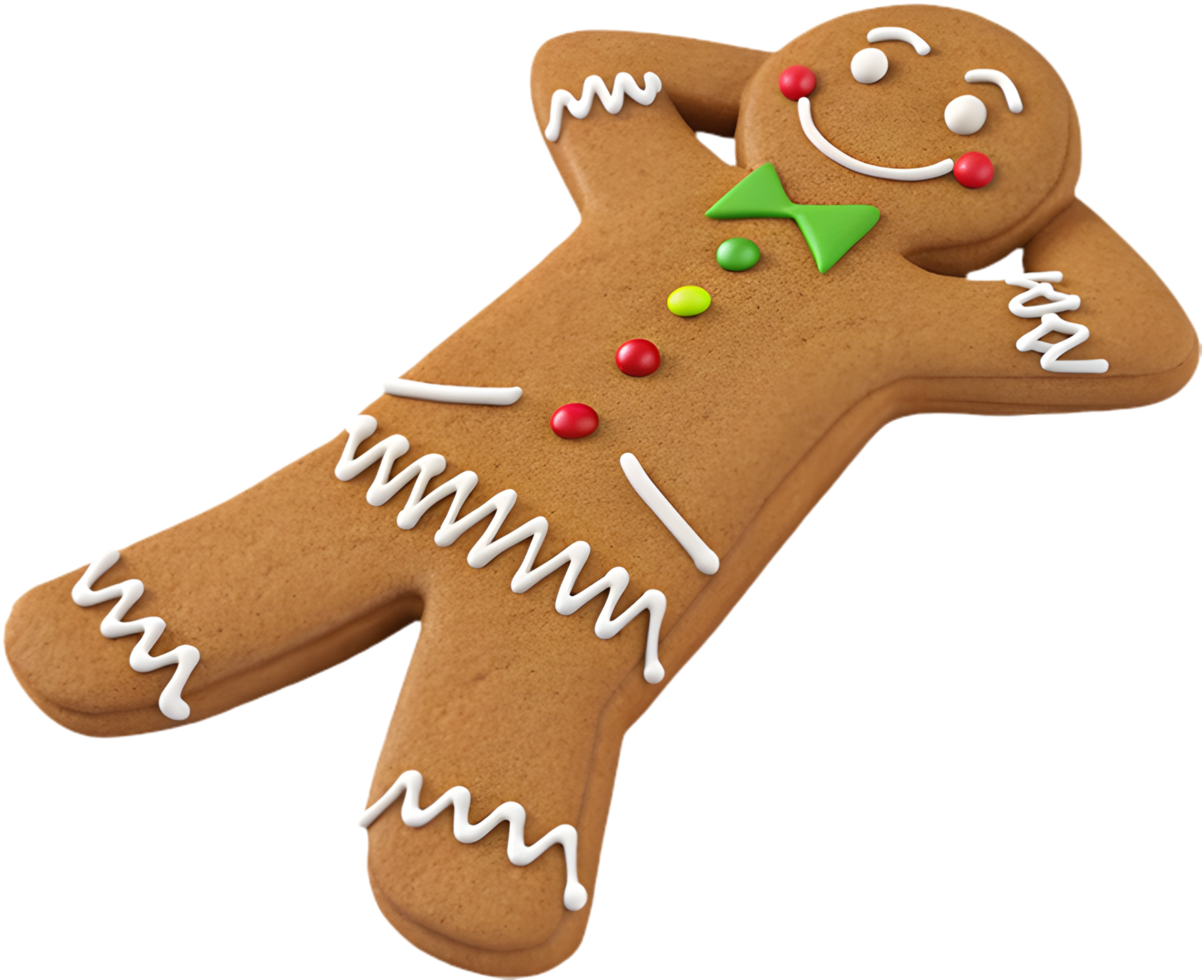 Fun and festive gingerbread cookie clipart for holiday projects ...
