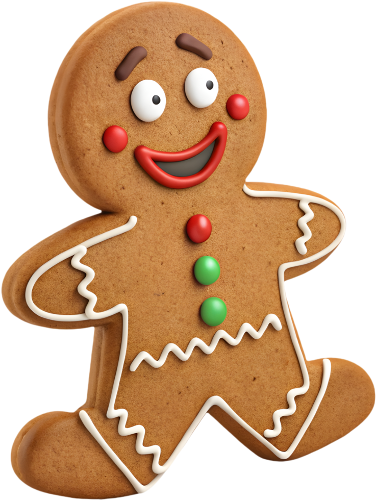 Holiday-themed gingerbread cookie clipart for fun festive projects ...