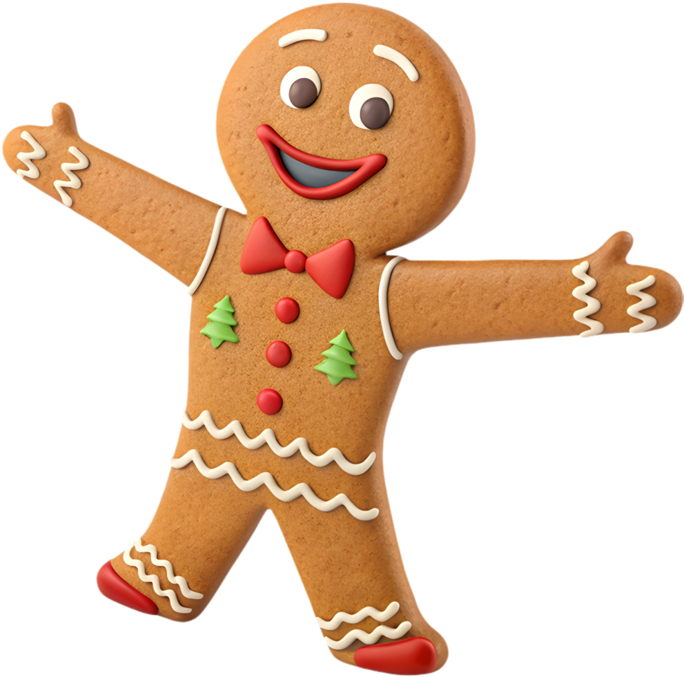 Adorable gingerbread cookie clipart for holiday event designs ...