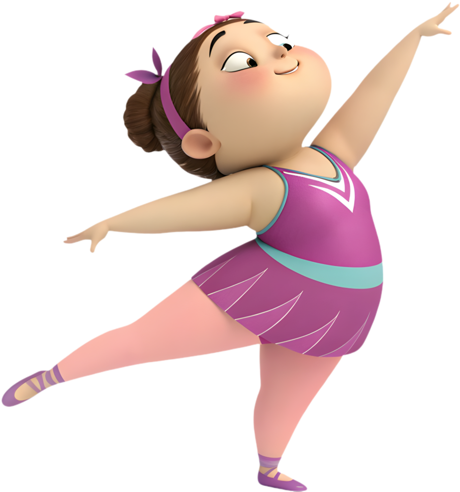 Energetic girl in gymnastics outfit showcasing acrobatic poses clipart ... Energetic girl in gymnastics outfit showcasing acrobatic poses clipart ...