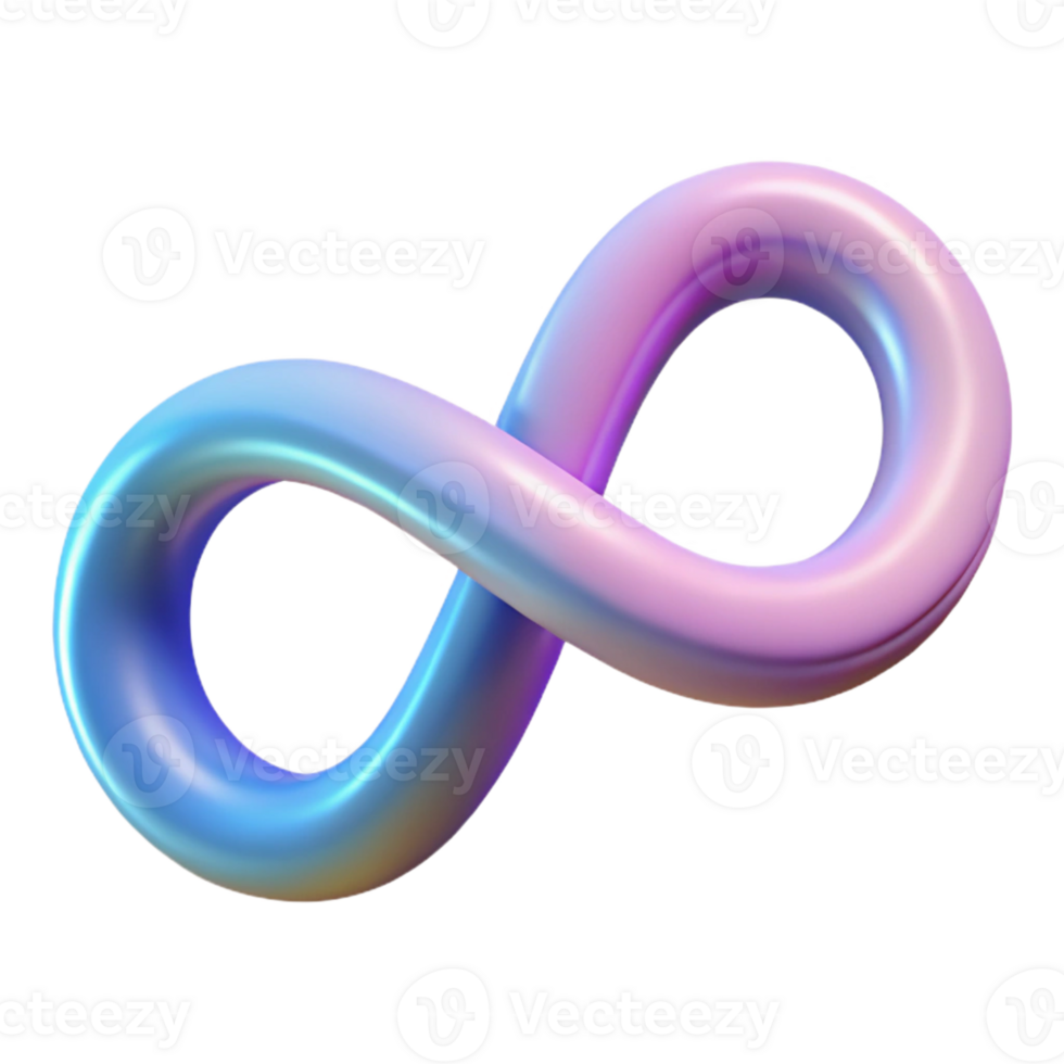 3d Infinity Symbol Illustration 54309288 Png