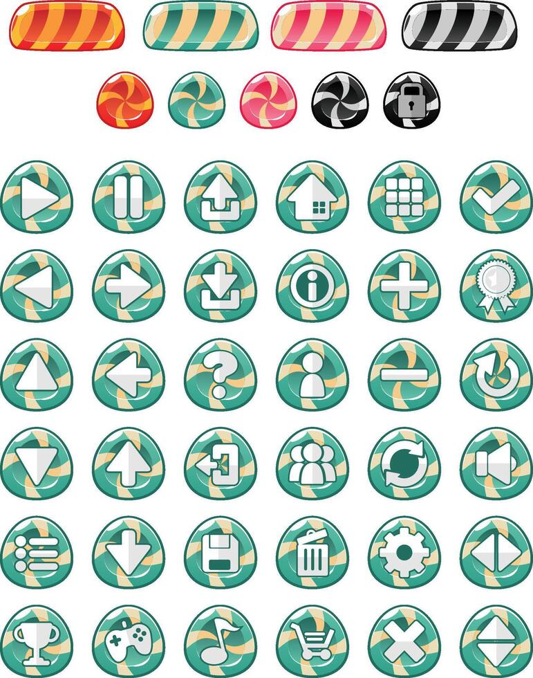 Blue Candy Stripe Casual Game UI Button 54313733 Vector Art at Vecteezy Blue Candy Stripe Casual Game UI Button 54313733 Vector Art at Vecteezy