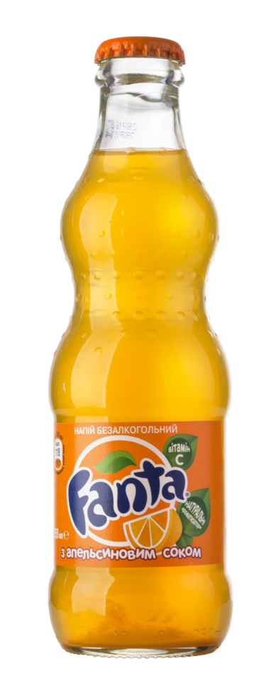 Glass Bottle of Fanta Orange 54314858 PNG