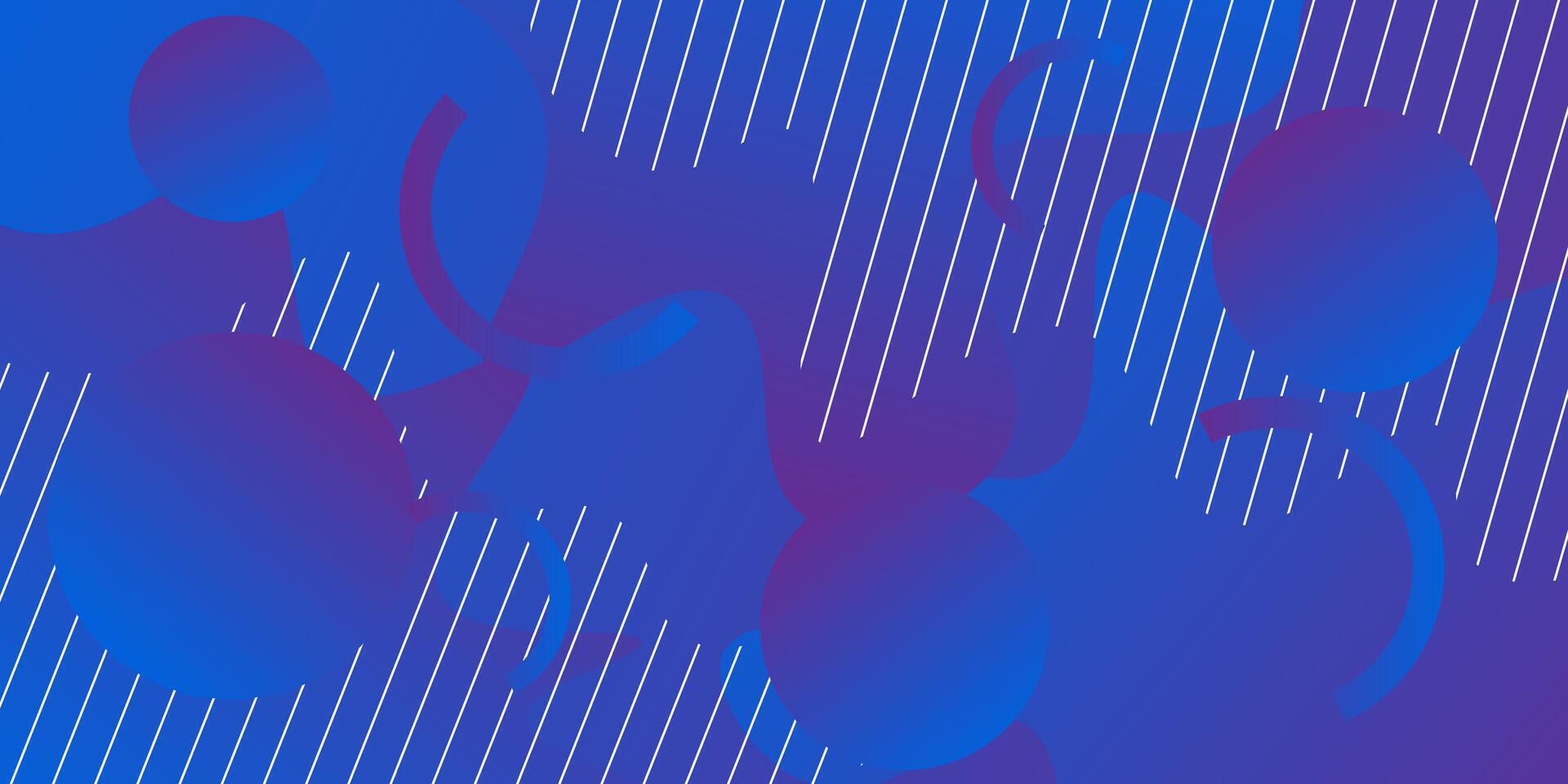 Abstract blue gradient wave background with simple shape elements. Dark blue design. Elegant ...