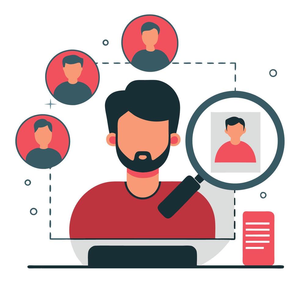 Comprehensive User Research Concept Illustration Visualizing Key ... Comprehensive User Research Concept Illustration Visualizing Key ...