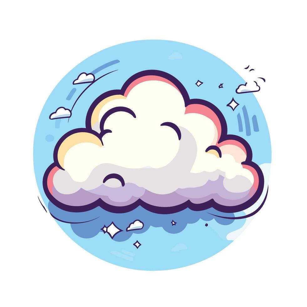 Cartoon Partly Cloudy Icon 54333916 Vector Art at Vecteezy