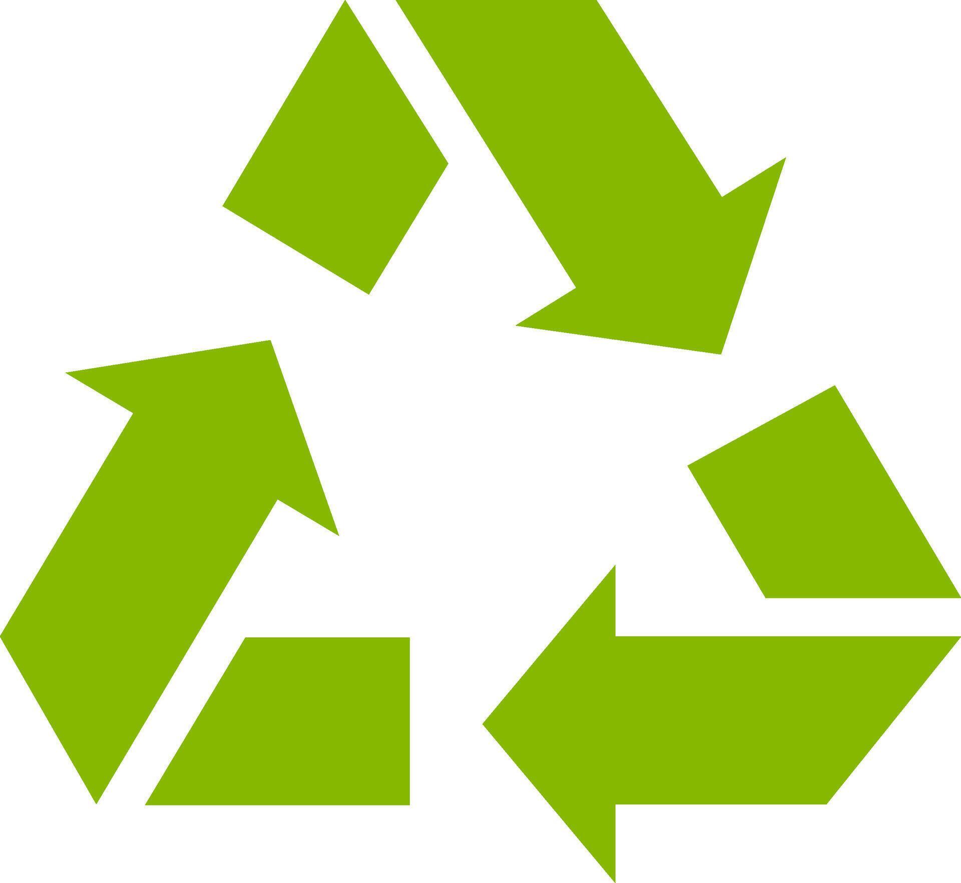 Green Arrows Rotating In A Continuous Loop Symbolizing The Process Of