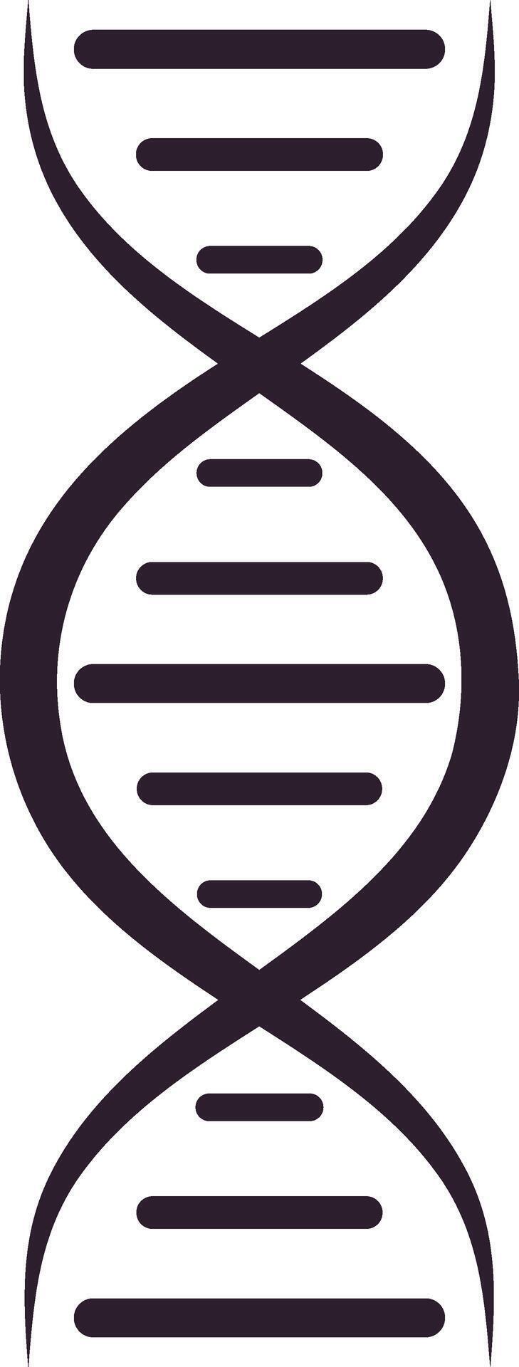 Stylized DNA strand representing the intricate concepts of genetic code ...