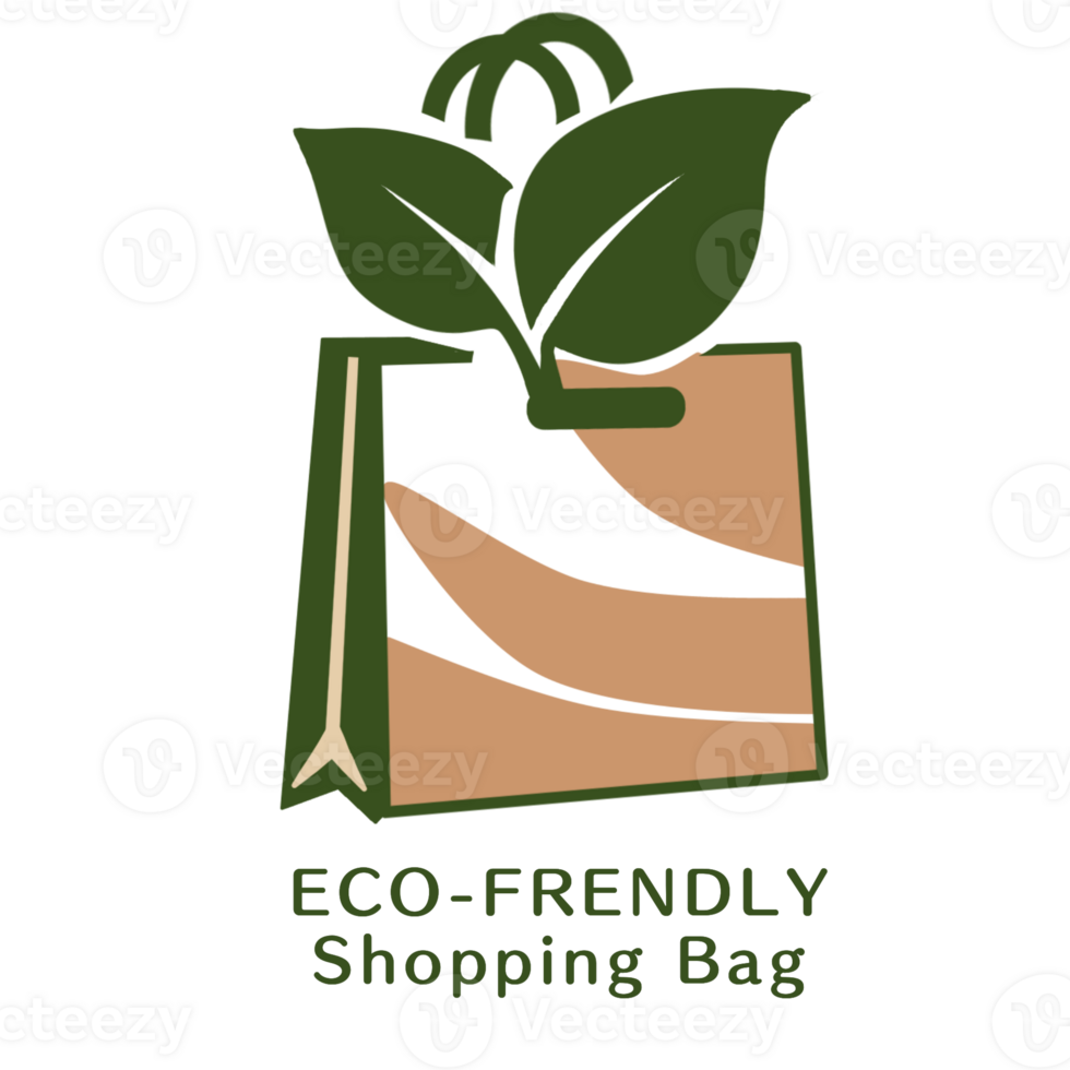 Eco Friendly Shopping Bag Logo Design 54348984 PNG