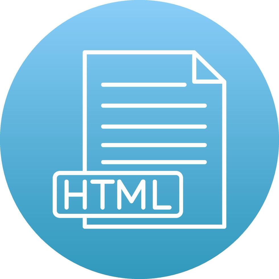 HTML Icon Design Symbol 54369955 Vector Art at Vecteezy