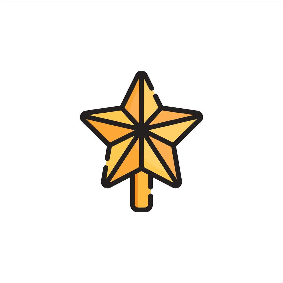 Christmas star icon illustration 54376799 Vector Art at Vecteezy