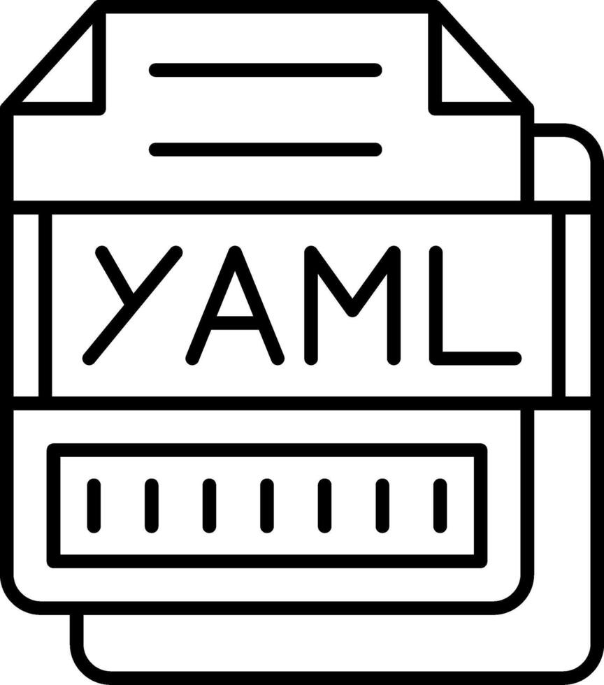 YAML Icon Design Symbol 54380809 Vector Art at Vecteezy