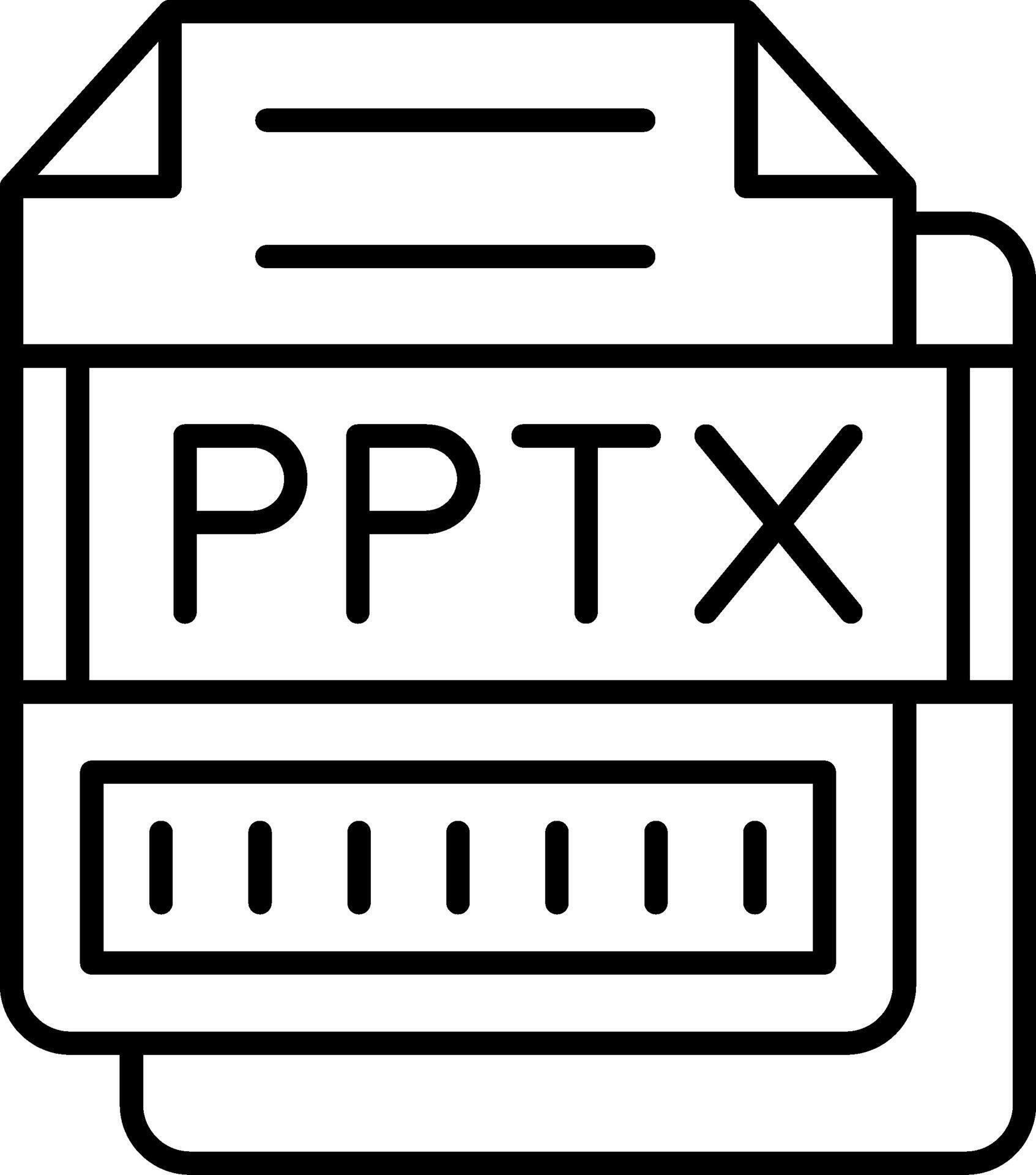 PPTX Icon Design Symbol 54381299 Vector Art at Vecteezy