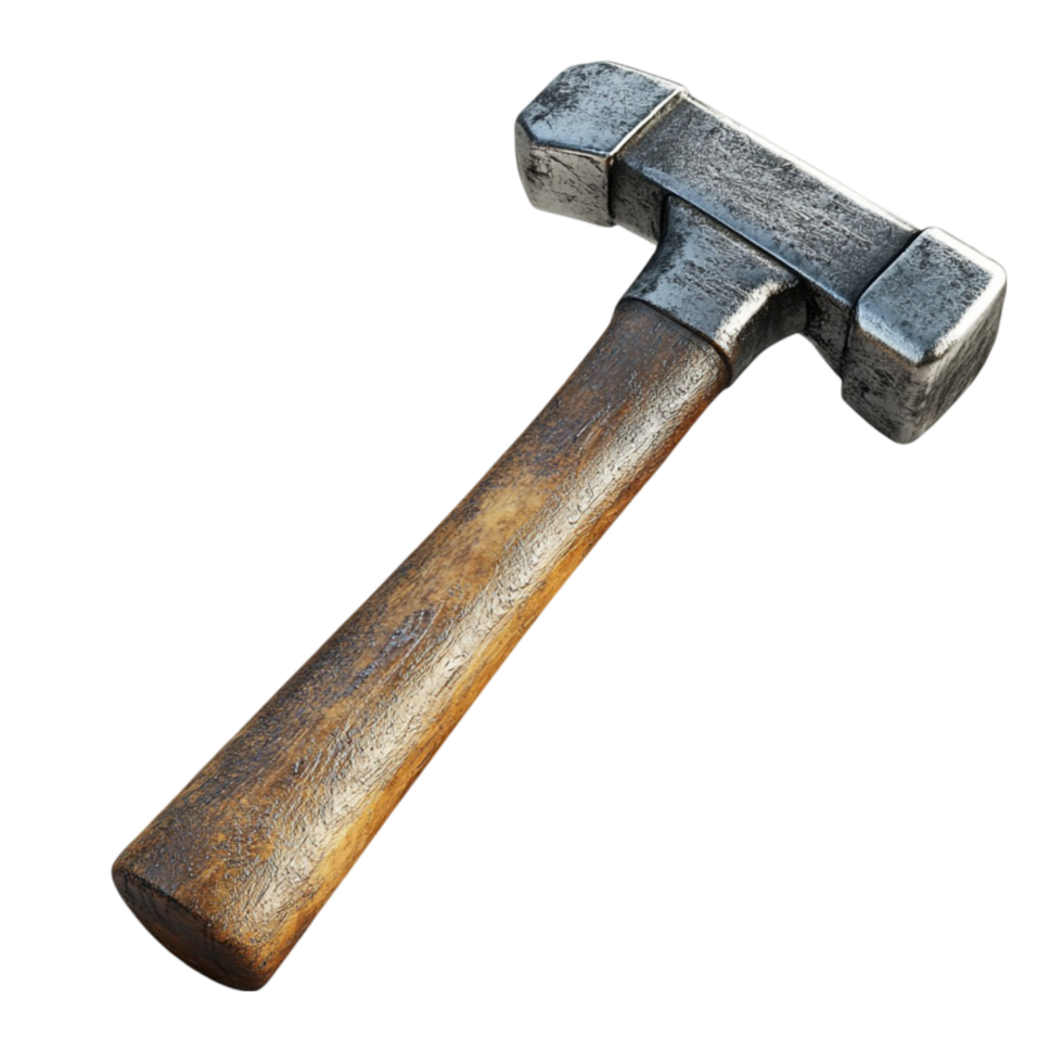 Vintage Wooden Hammer 54402685 PNG