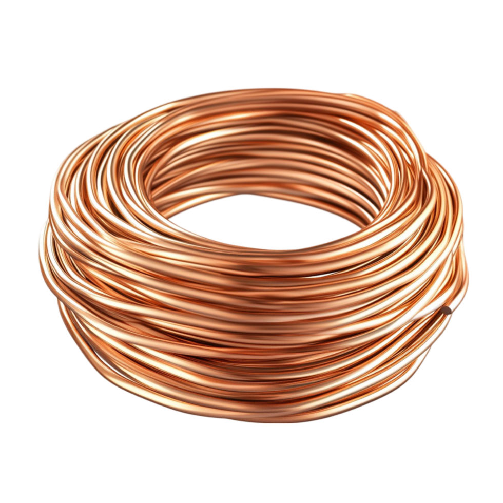 Shiny Copper Wire Coil 54403123 PNG Shiny Copper Wire Coil 54403123 PNG