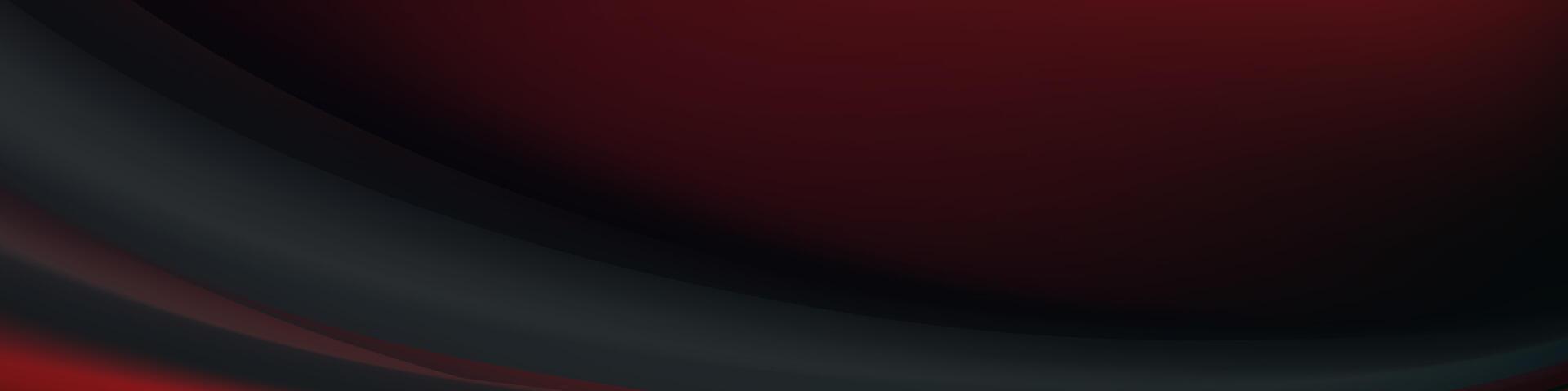 Bold and dynamic abstract element with a flowing red and black wave. 54411226 Vector Art at Vecteezy