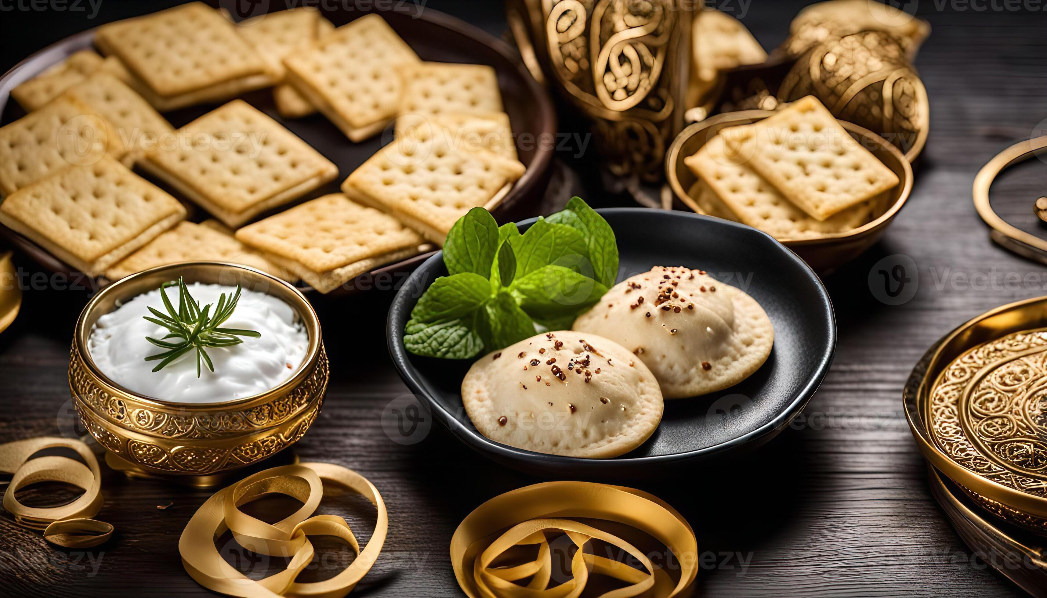 Delicious Arabic Snacks A Table Spread 54430207 Stock Photo at Vecteezy