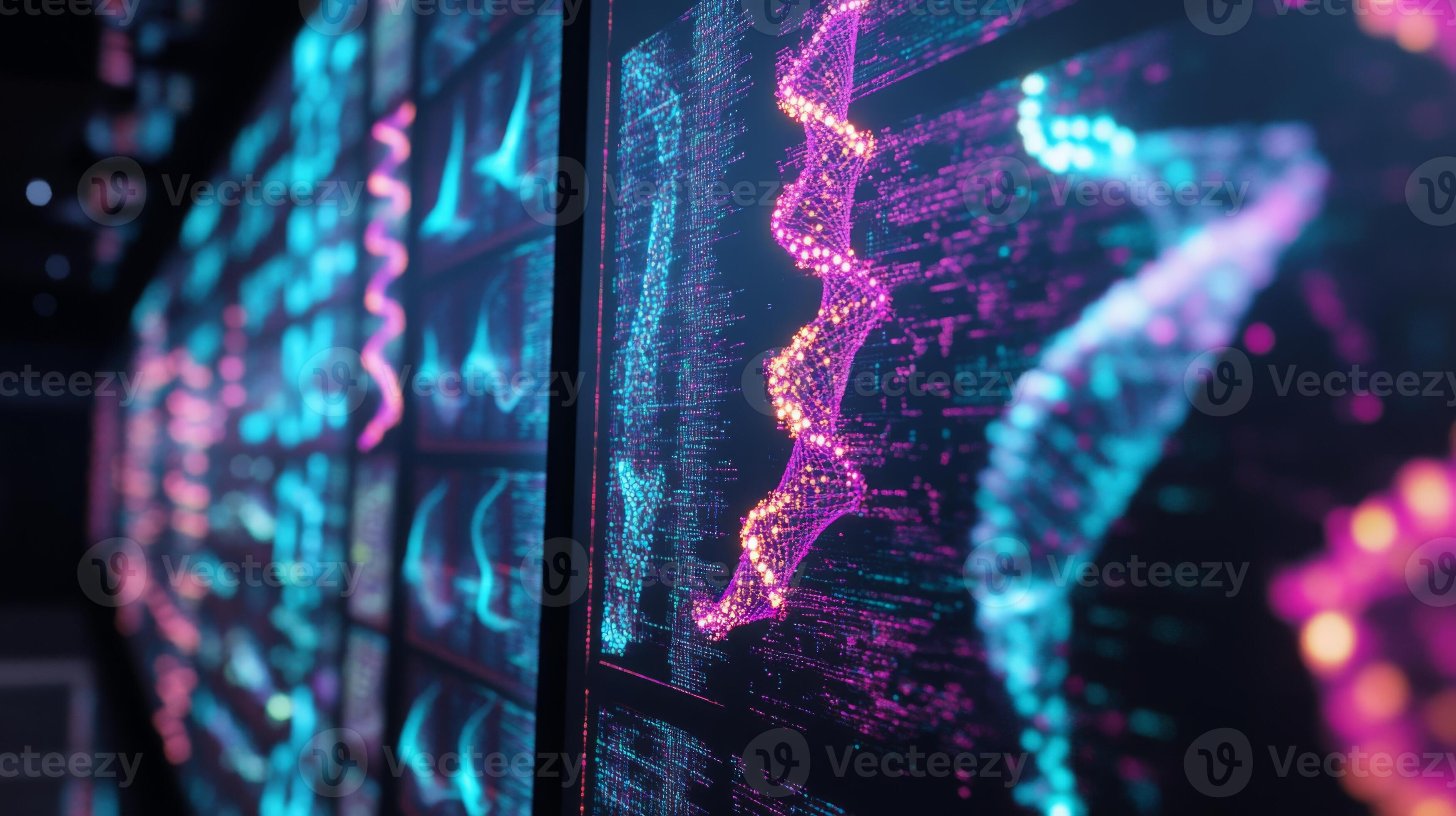 Colorful digital representations highlight complex patterns in ...