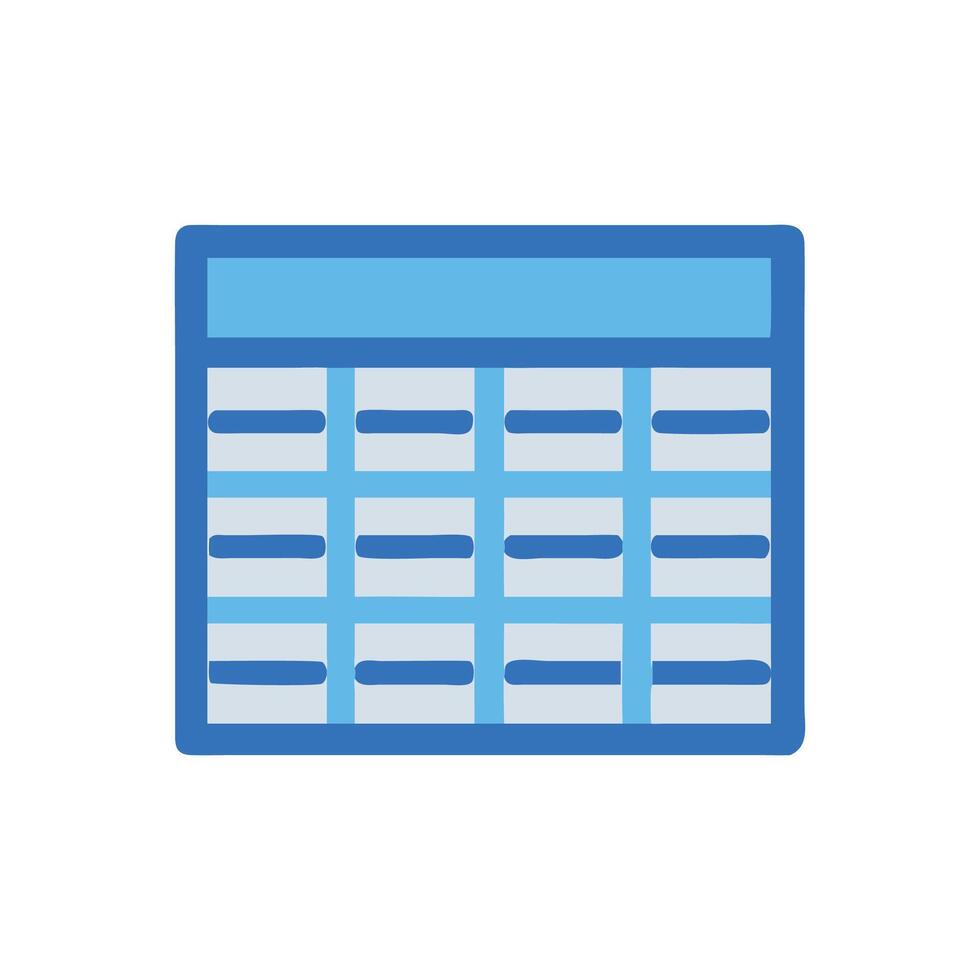 Data Table Icon for Analysis 54453561 Vector Art at Vecteezy