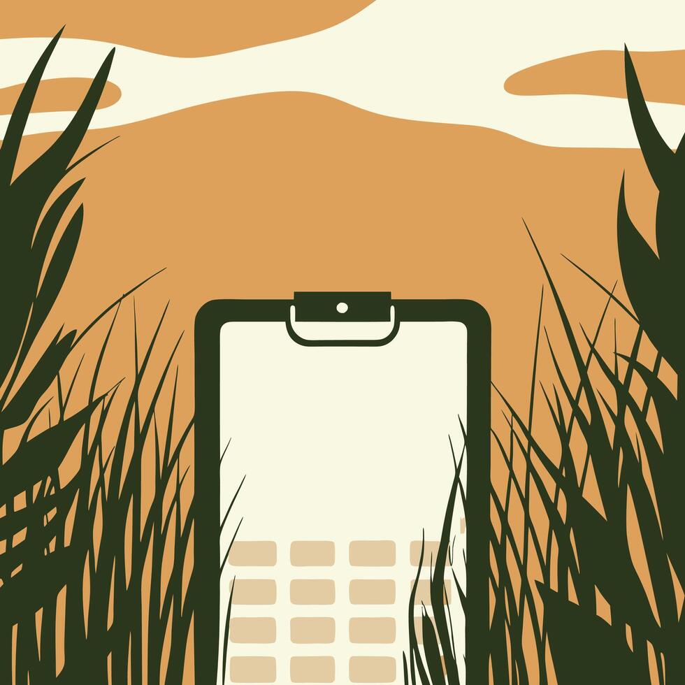 Mobile App Interface Design Nature Inspired UI 54467549 Vector Art at ...