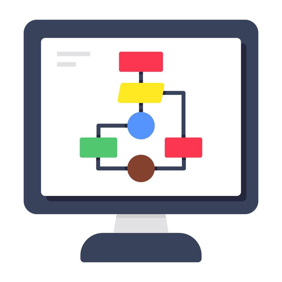 Conceptual flat design icon of hierarchy 54468788 Vector Art at Vecteezy