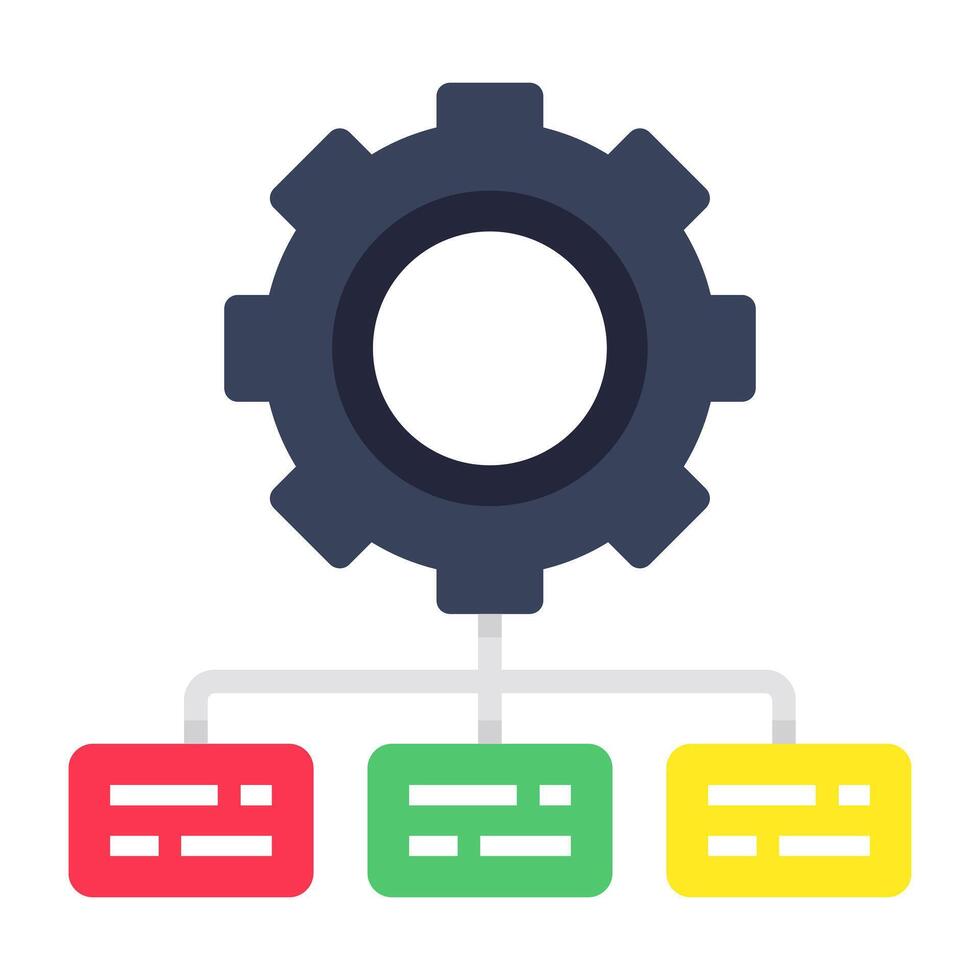 A flat design icon of setting network 54469045 Vector Art at Vecteezy A flat design icon of setting network 54469045 Vector Art at Vecteezy