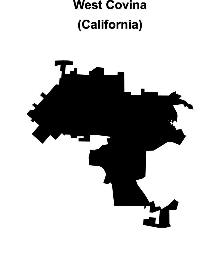 West Covina, California blank outline map 54470966 Vector Art at Vecteezy West Covina, California blank outline map 54470966 Vector Art at Vecteezy