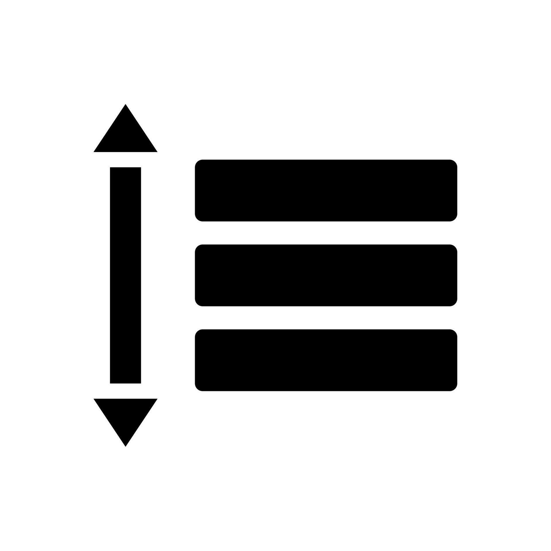 Data sorting icon. Concept of organization, classification, and ...
