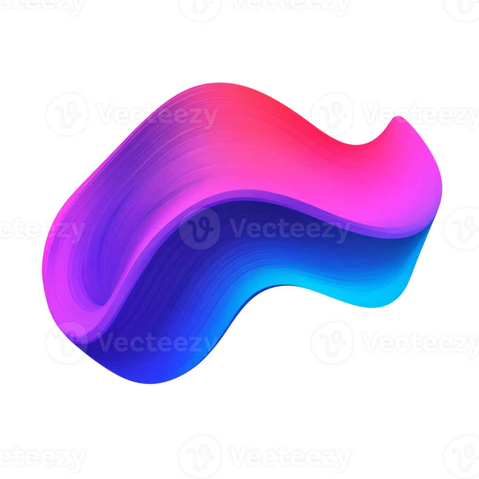 Colorful abstract wave design with gradient effect 54473166 PNG Colorful abstract wave design with gradient effect 54473166 PNG