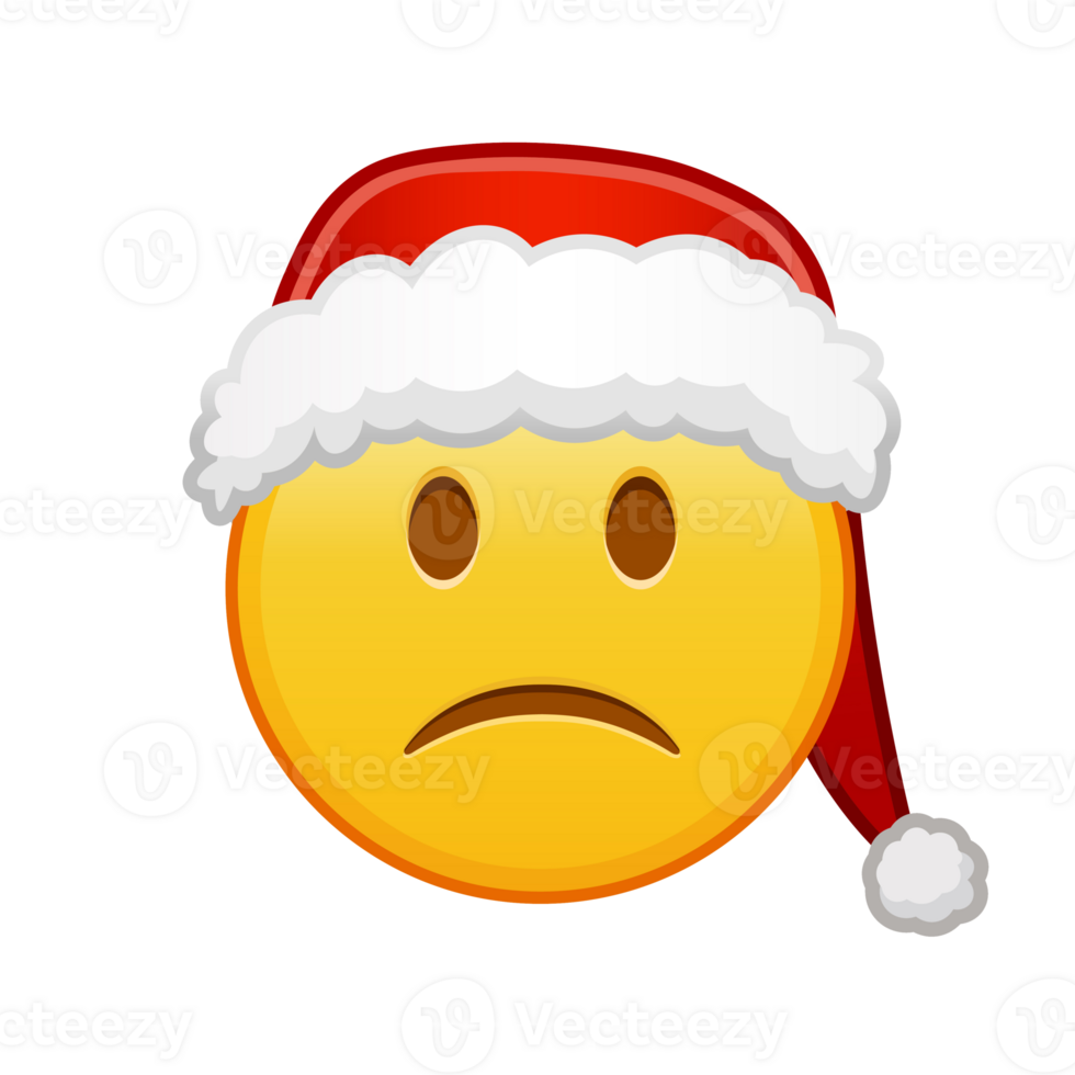 Christmas slightly frowning face Large size of yellow emoji smile ... Christmas slightly frowning face Large size of yellow emoji smile ...