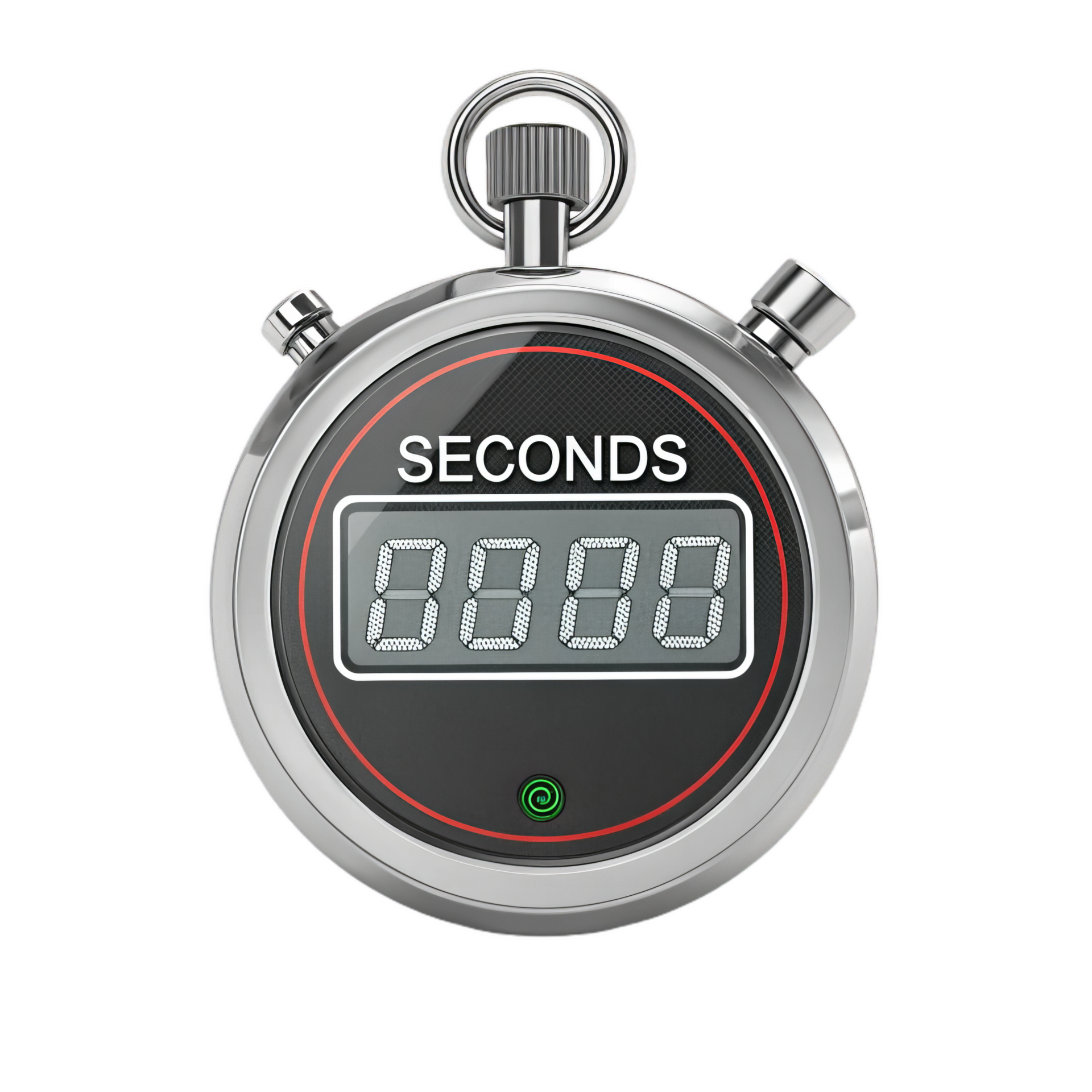sleek digital stopwatch displaying time in seconds, perfect for timing ...