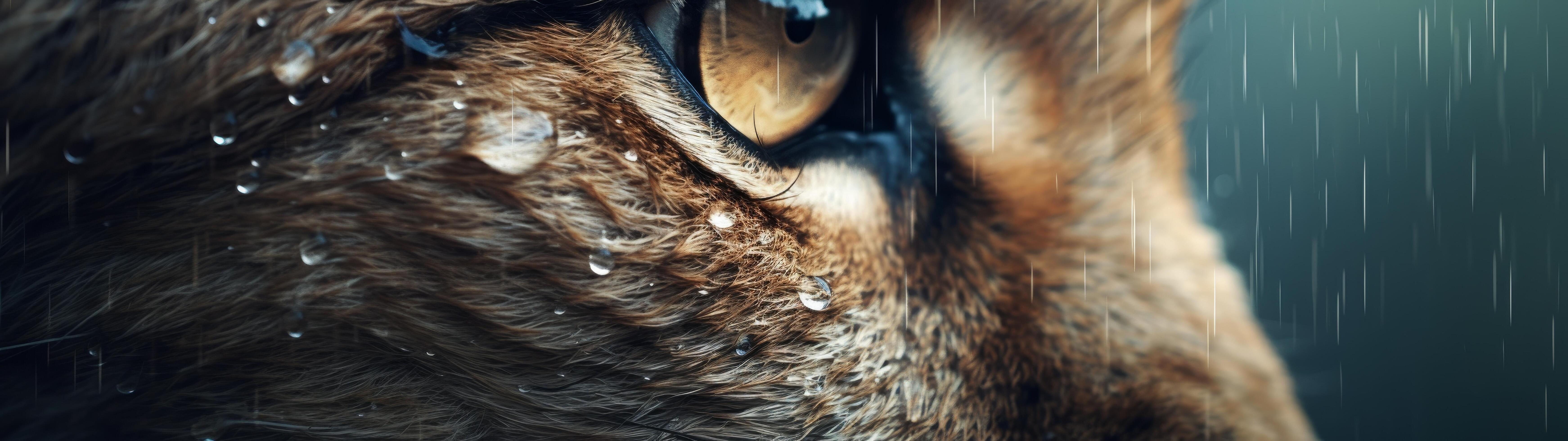 Close up of a wet cats face with raindrops 54506527 Stock Photo at Vecteezy