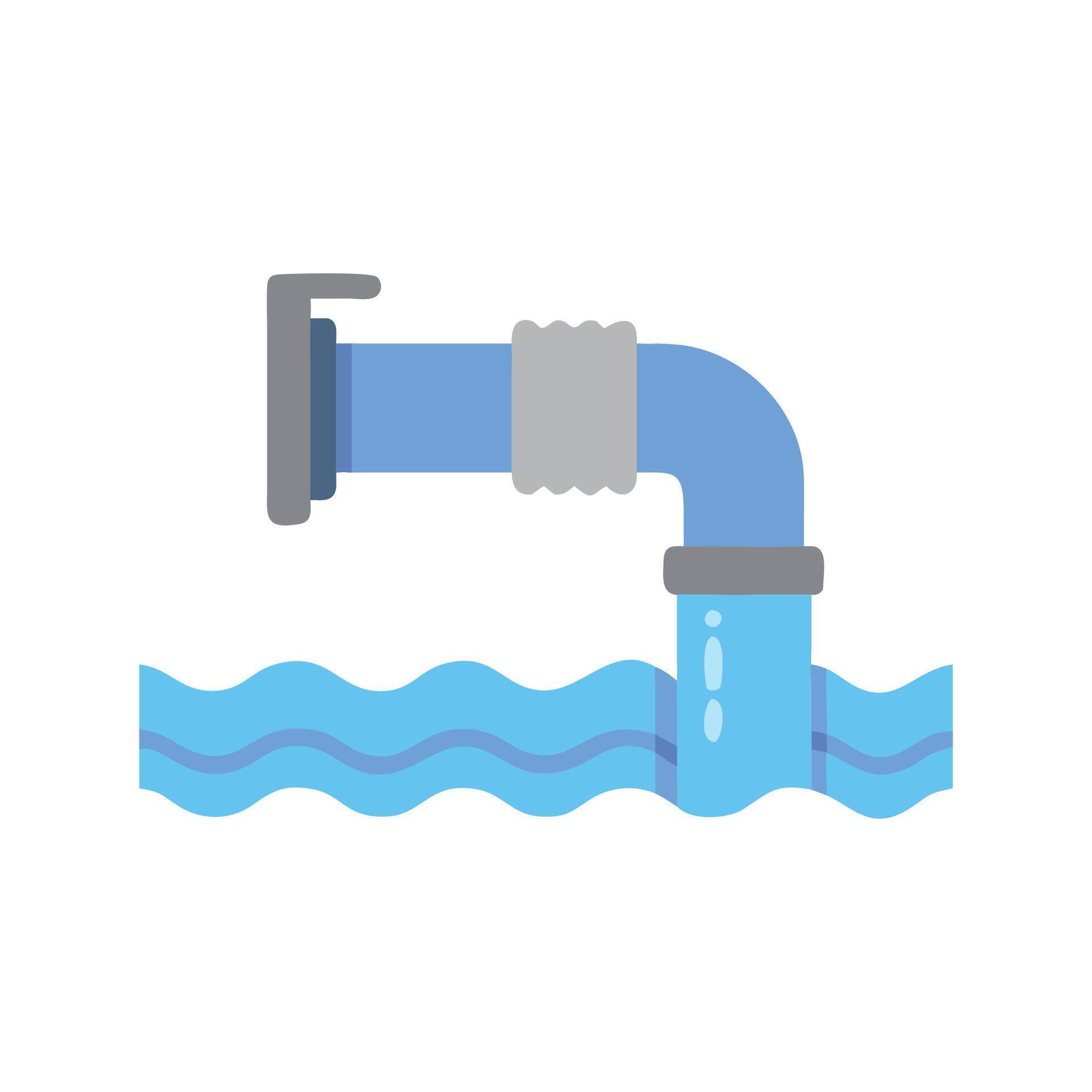 Creative Overflow Pipe Graphic Representation 54518742 Vector Art at ...