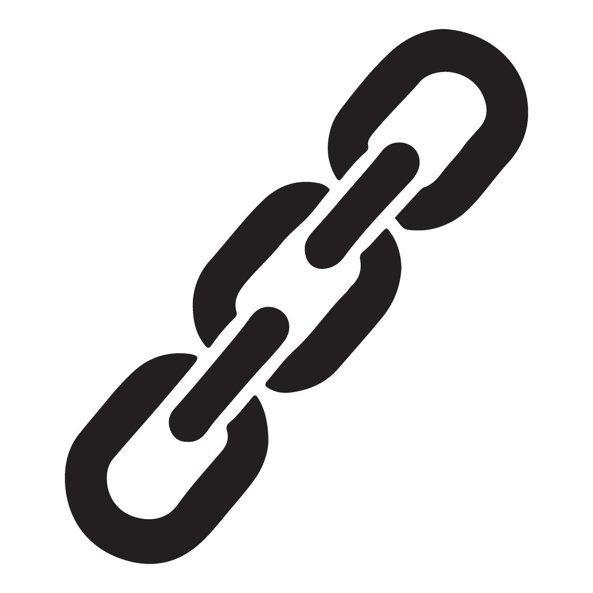 Interlocking Chain Links Silhouette Representing Connection 54522308 Vector Art At Vecteezy