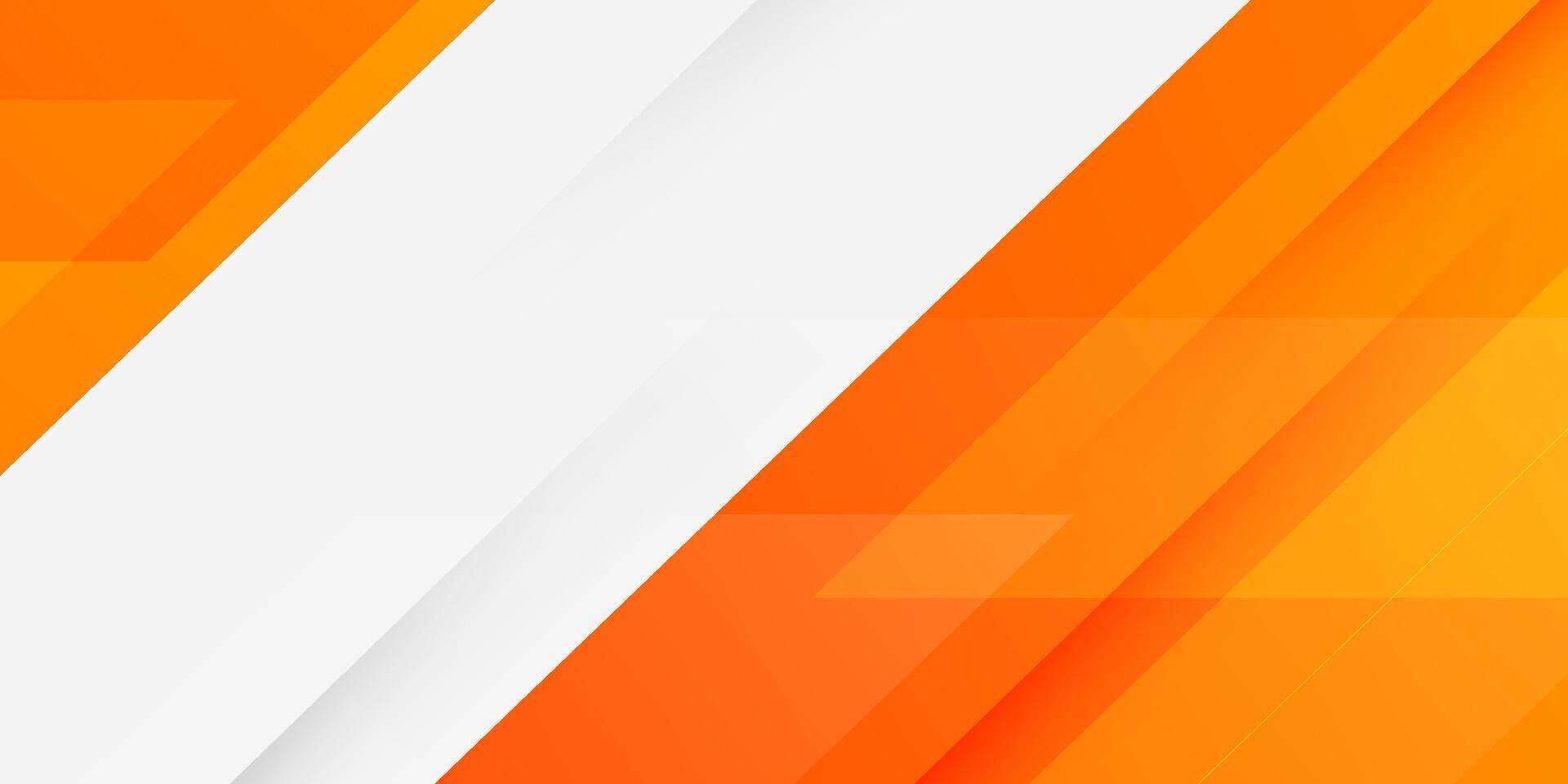 Colorful orange background. Diagonal element with white space for text and message design ...