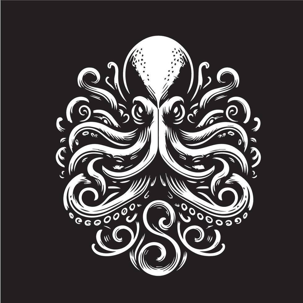 Octopus Tattoo Design Illustration 54554462 Vector Art At Vecteezy