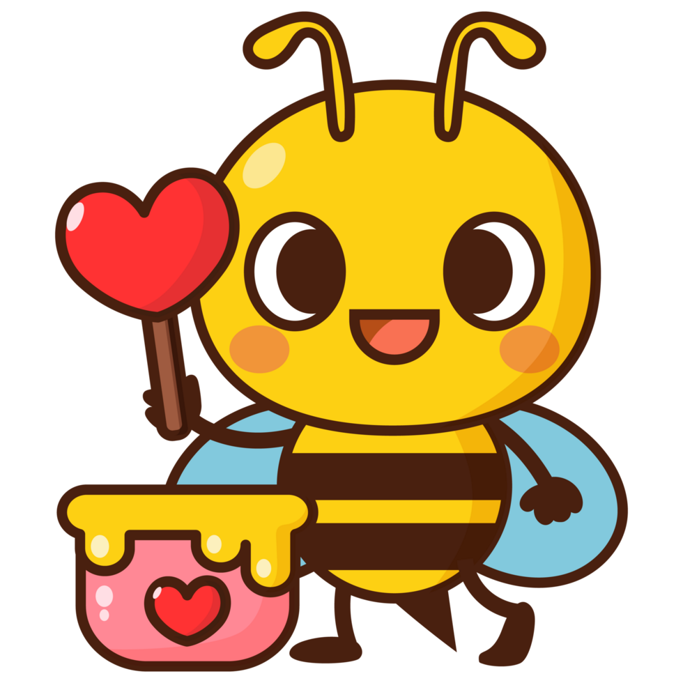 linda dibujos animados abeja participación miel tarro 54560800 PNG linda dibujos animados abeja participación miel tarro 54560800 PNG