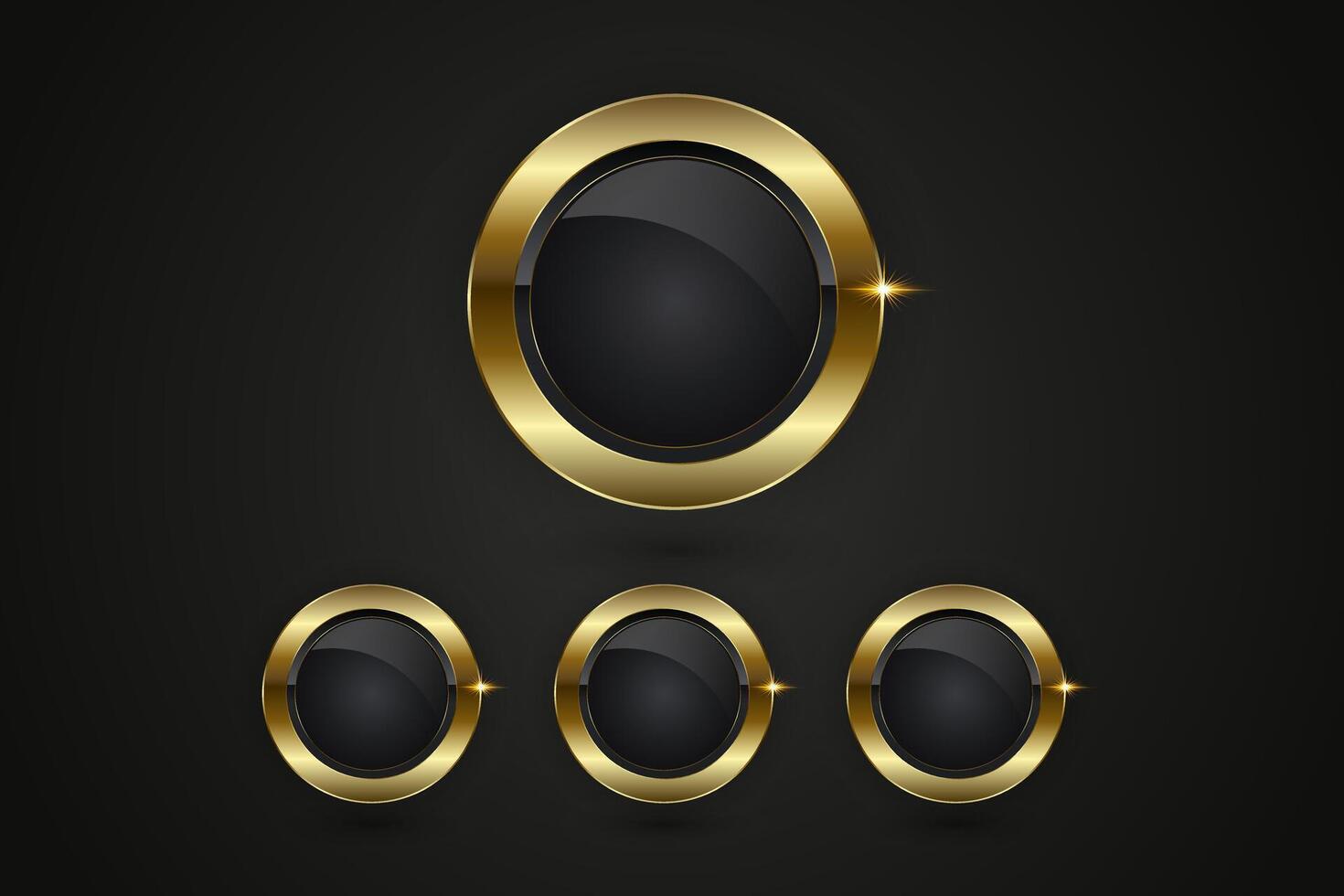 Set Luxury Button Design, an elegant button-like structure with a deep ...