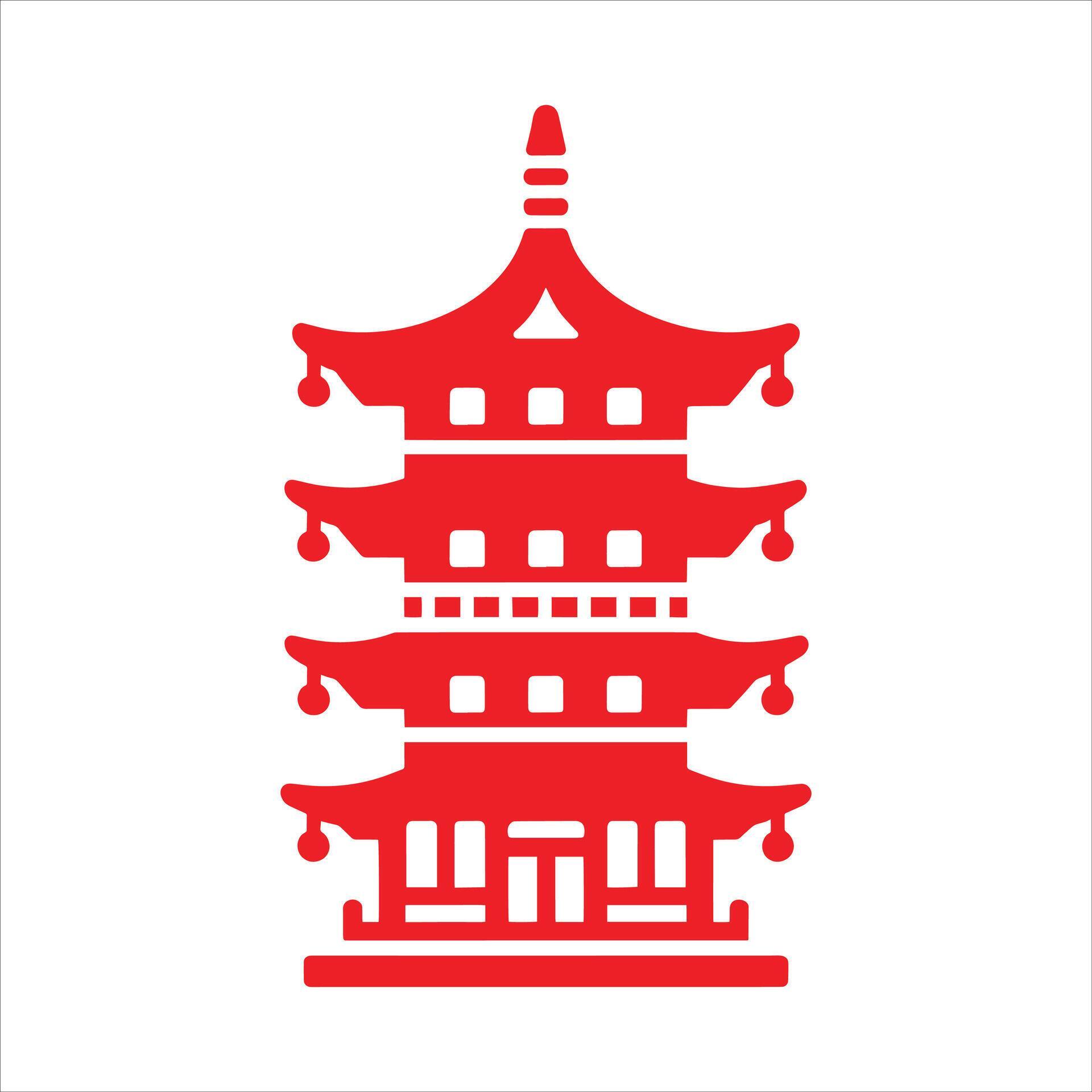 Chinese pagoda icon 54576762 Vector Art at Vecteezy Chinese pagoda icon 54576762 Vector Art at Vecteezy