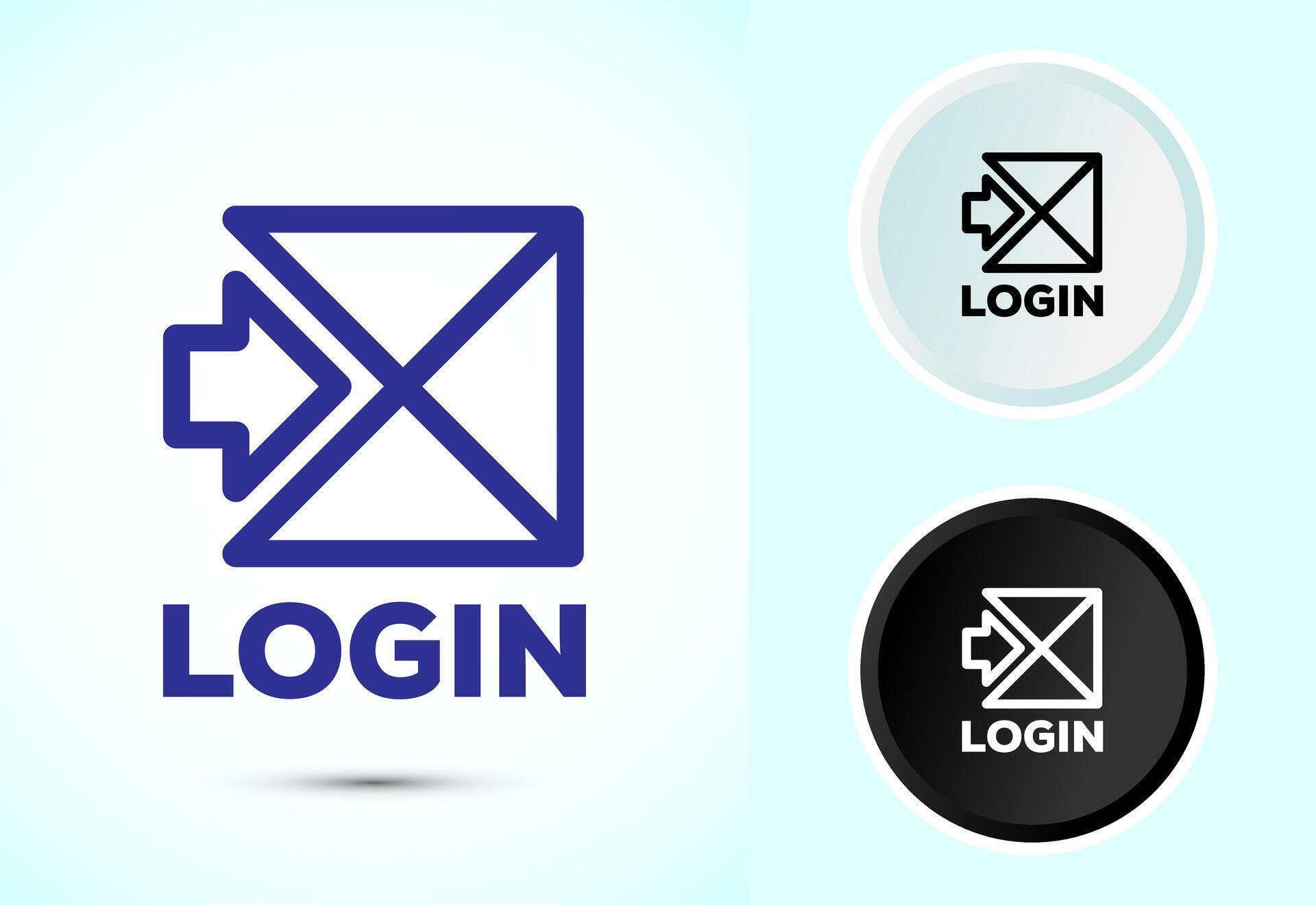 User profile login icon design. Access authentication icon 54579132 Vector Art at Vecteezy