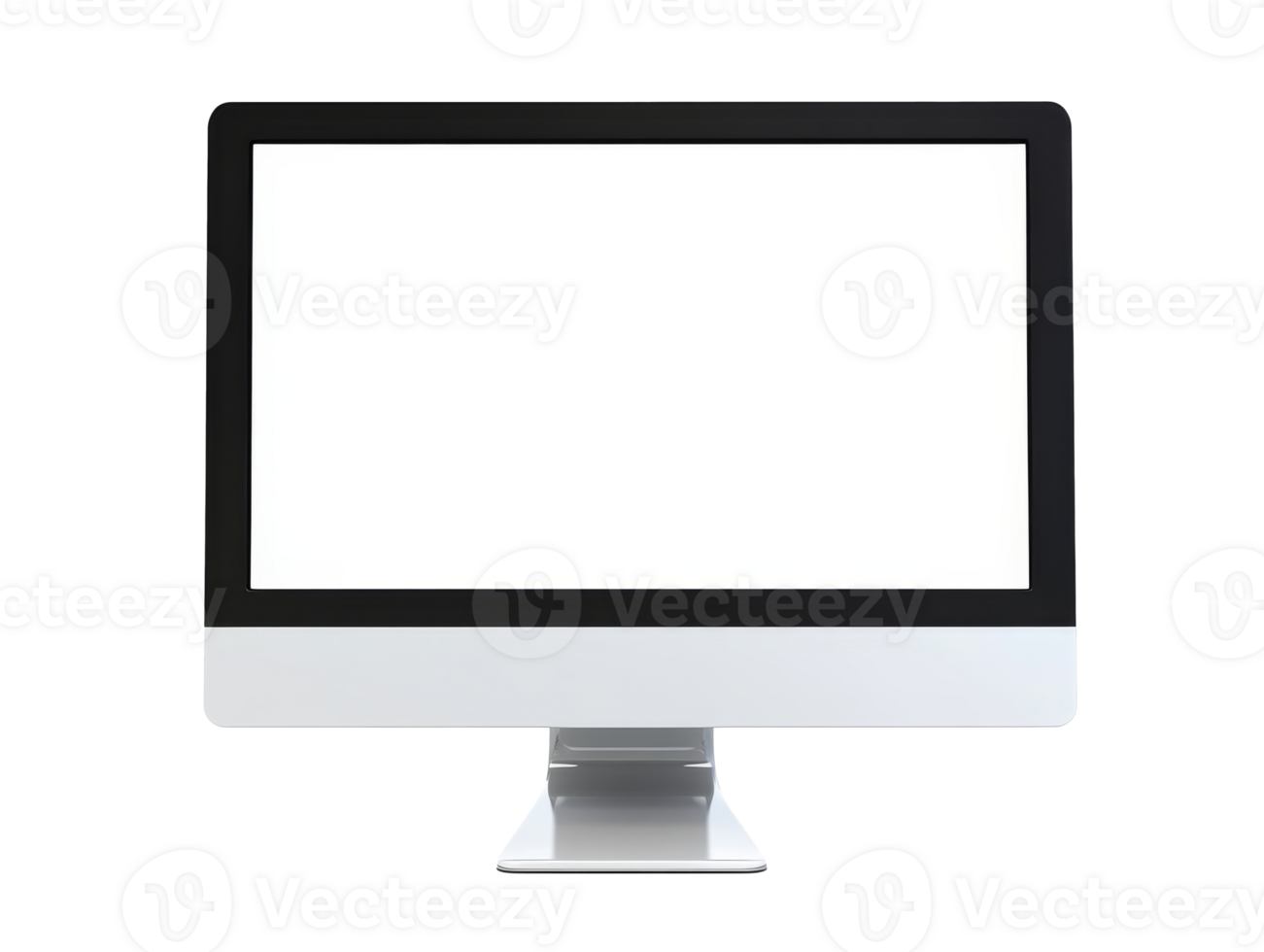 Modern desktop computer monitor with blank screen 54583295 PNG Modern desktop computer monitor with blank screen 54583295 PNG