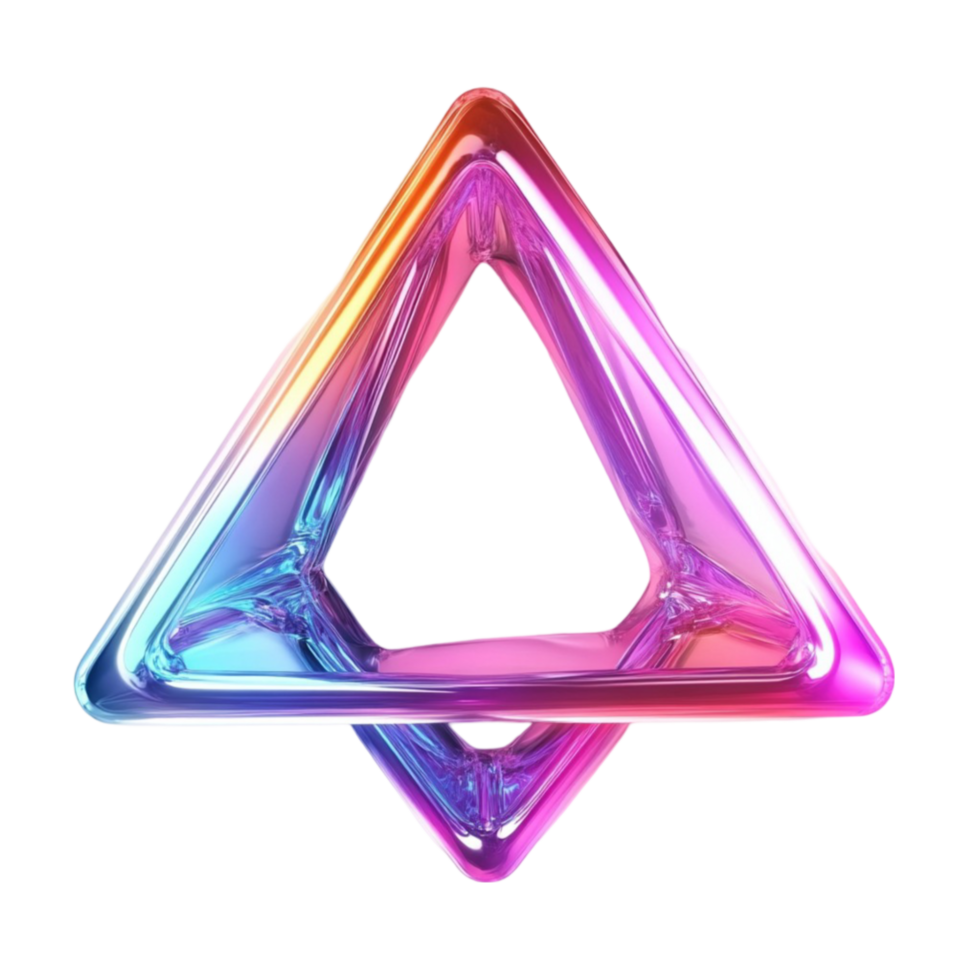 Futuristic triangular prism with glowing neon light 54590053 PNG Futuristic triangular prism with glowing neon light 54590053 PNG
