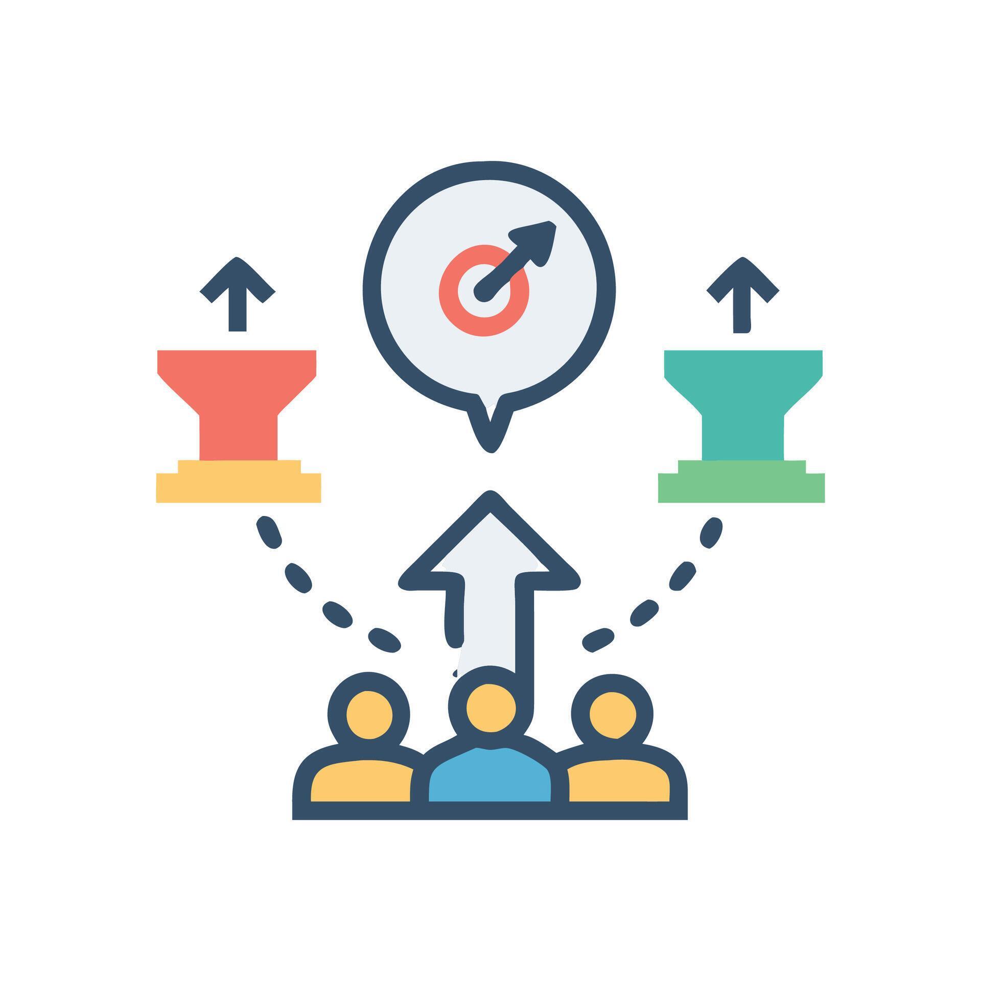 Competitive Positioning Strategy Icon 54594300 Vector Art at Vecteezy