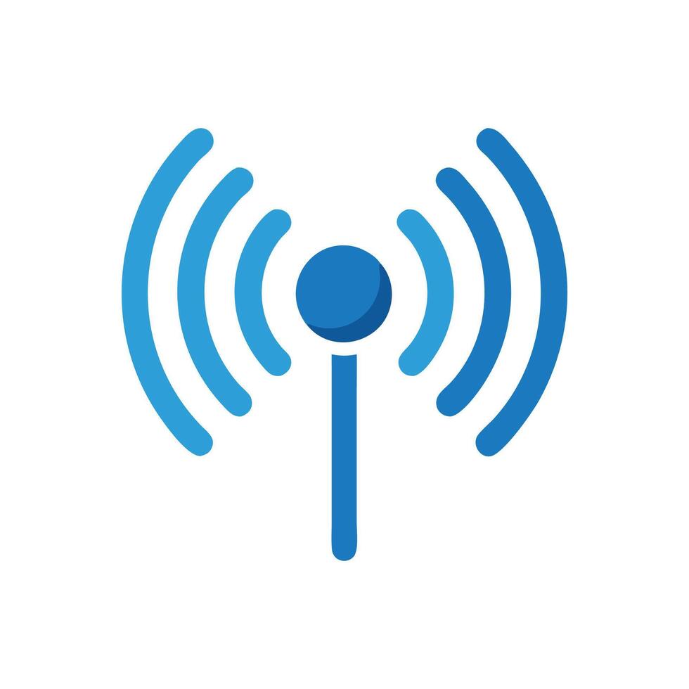 Modern Wireless Signal Icon for Network Connectivity 54597142 Vector Art at Vecteezy
