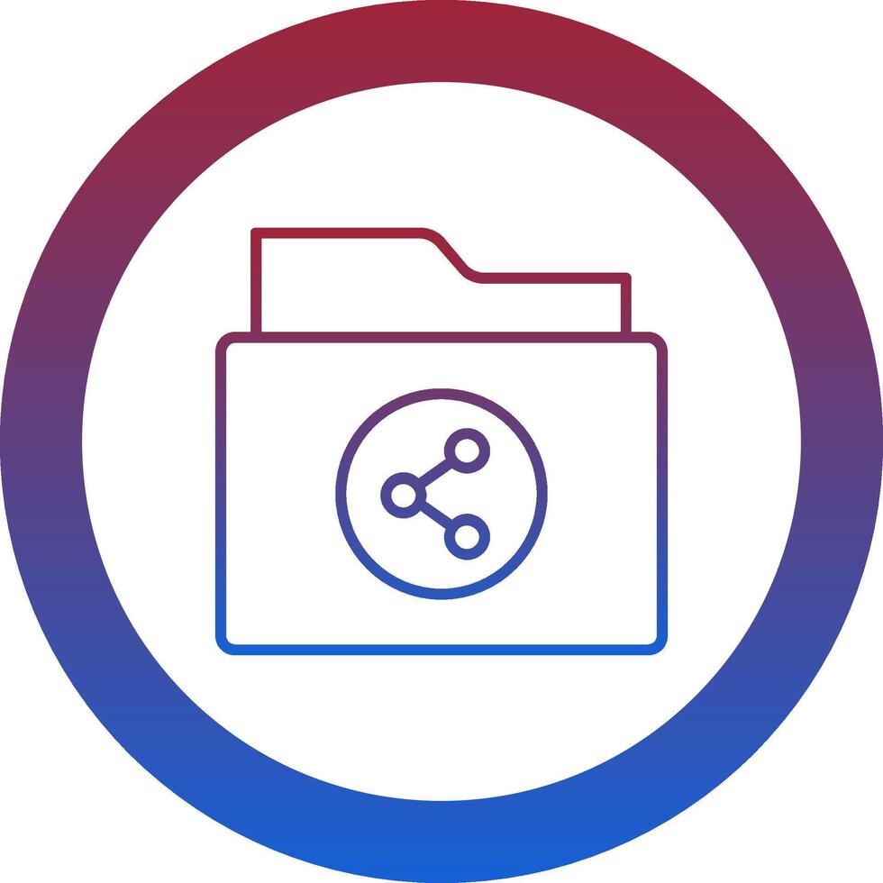 Shared Folder Icon Design Symbol 54598197 Vector Art at Vecteezy