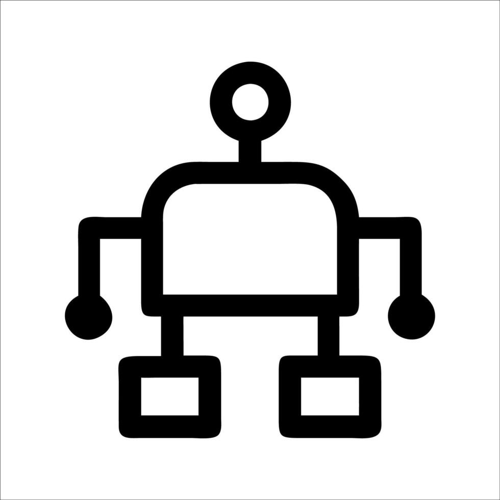 Robot icon illustration 54603221 Vector Art at Vecteezy