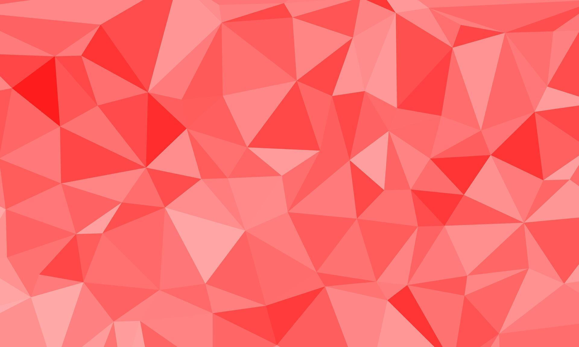Light red flat polygon abstract shape. Irregular triangle pattern element texture design ...